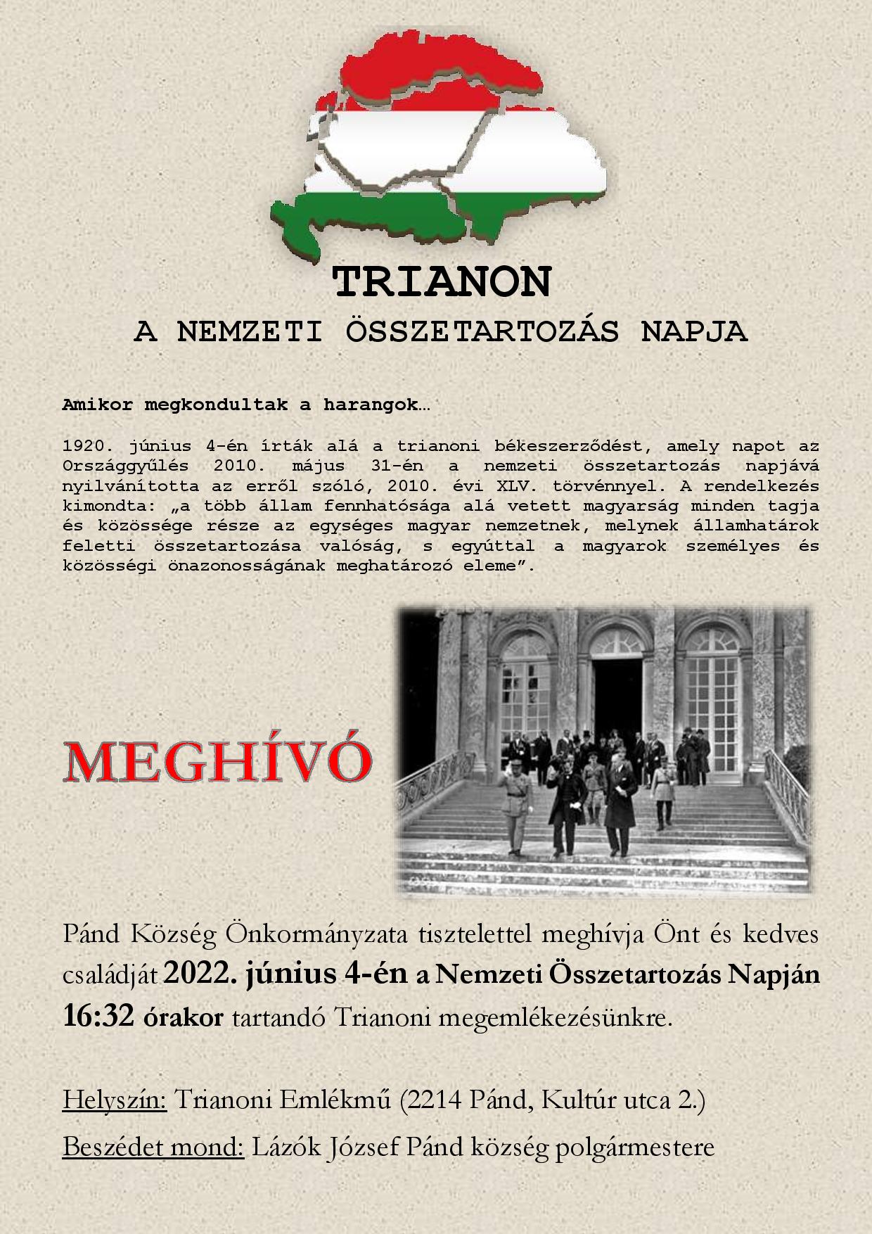 Trianoni megemlékezés